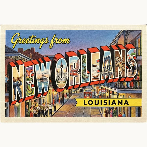 Vintage Nola Postcard - Etsy