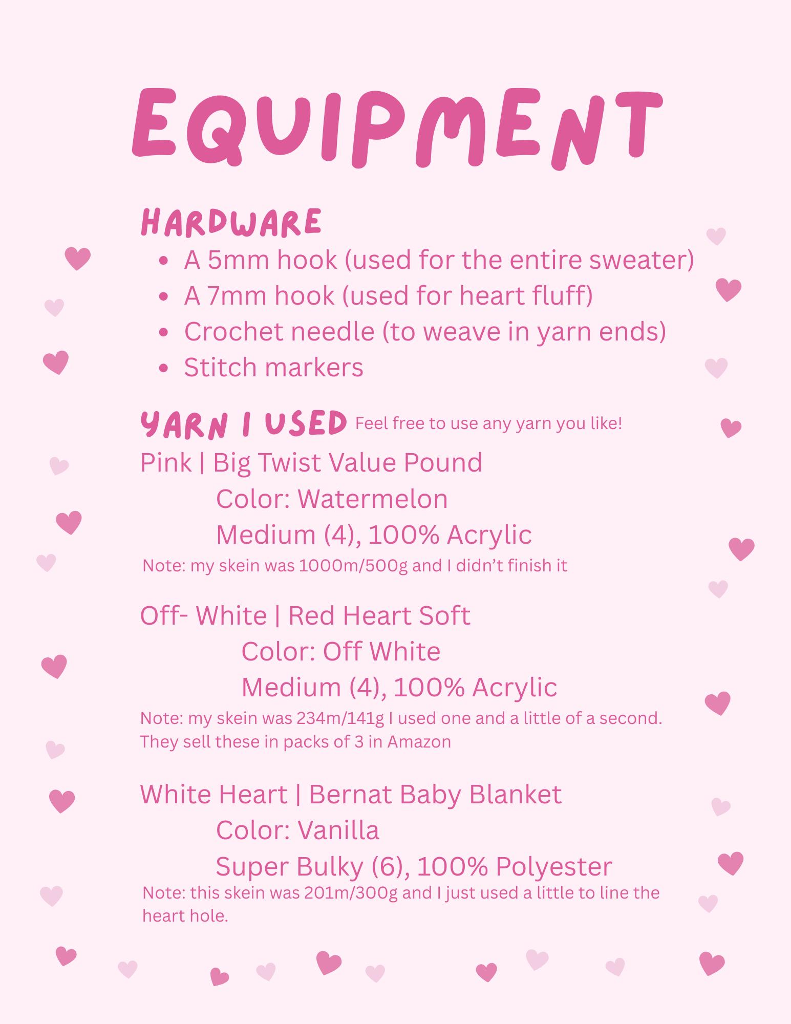 Angel Dust's Heart Sweater - Pattern - Etsy