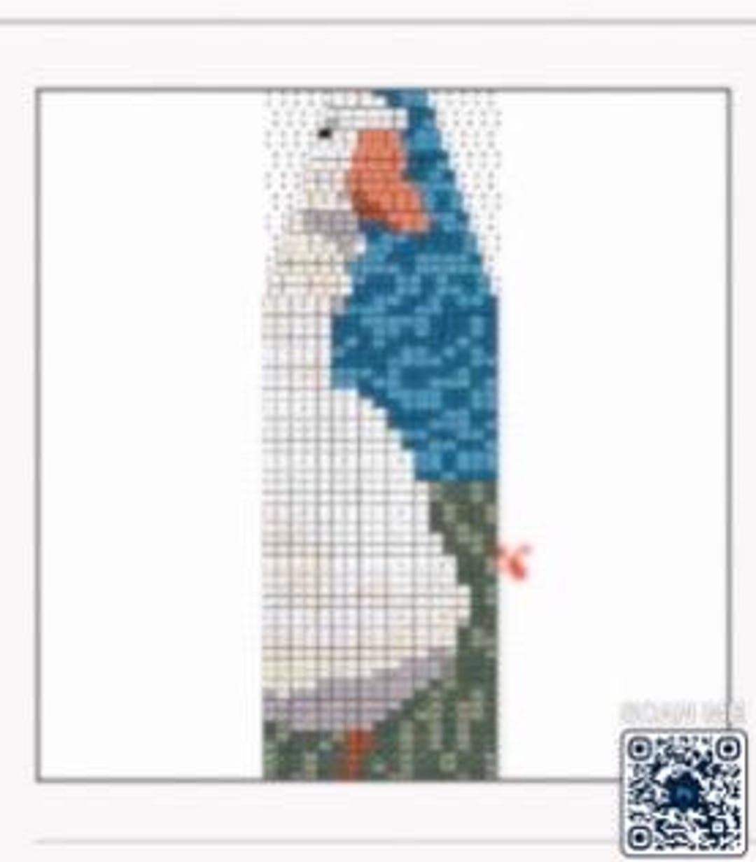 Goose Earring Pattern for Brick Stitch With Fringe Seed Beads, Porch ...