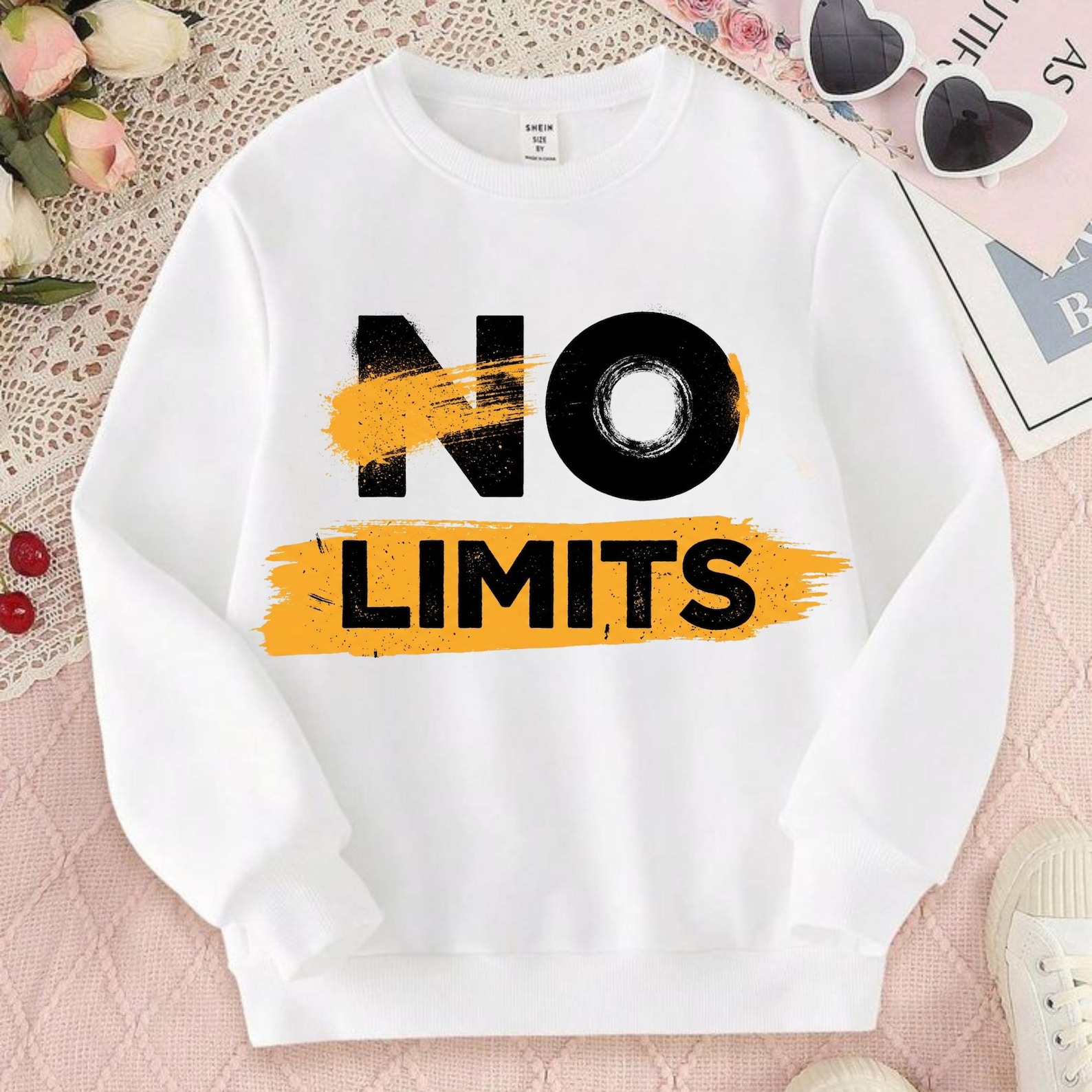 NO LIMITS Motivational Png, Urban Gritty Typography Design, Distressed ...