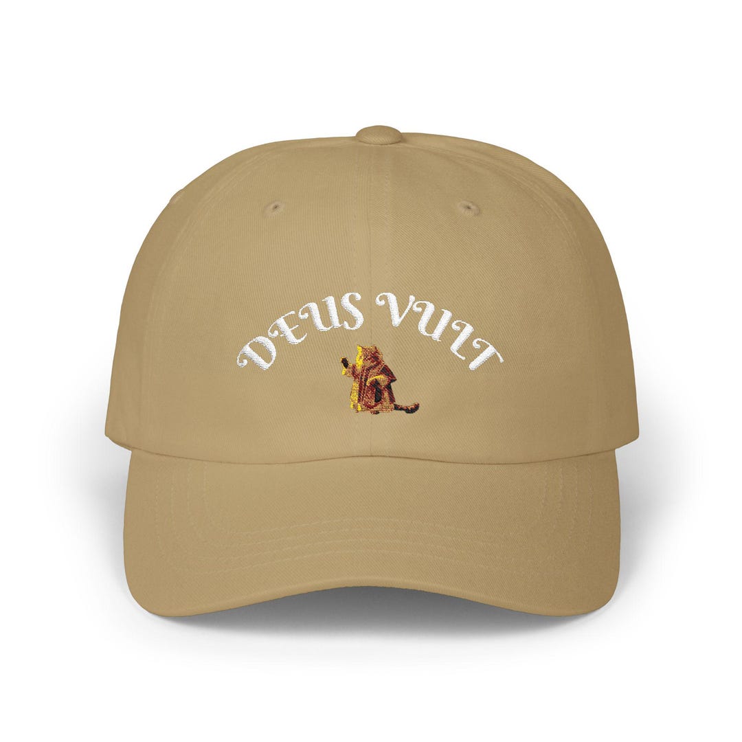 Deus Vult Catholic Christian Cat Classic Dad Cap Hat - Etsy