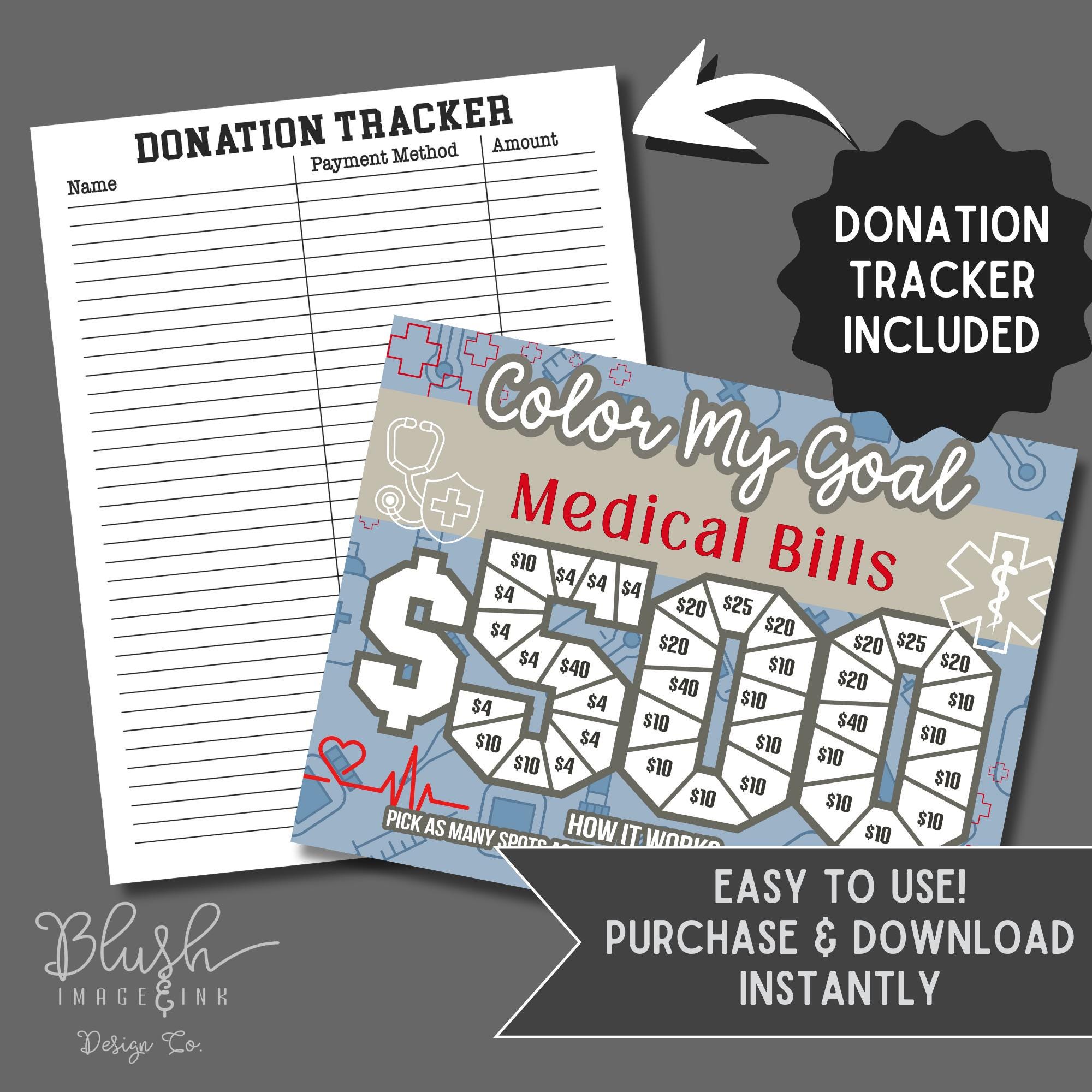 Medical Bills Fundraiser Help Raise Medical Funds Printable Fundraising ...