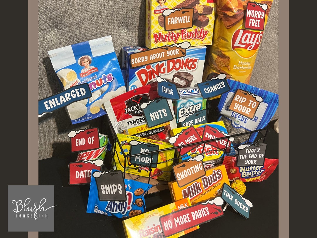 Husband Vasectomy Basket Snip Snip Vasectomy Gift for Vasectomy Party ...