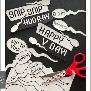 Printable Vasectomy Kit Vasectomy Card for Care Package Sperm Cut Out ...