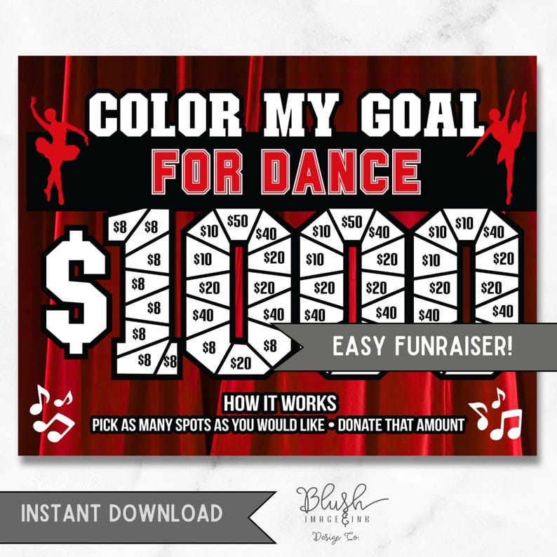 Dance Fundraiser Competitive Dance Team Fundraising Printable Dance ...