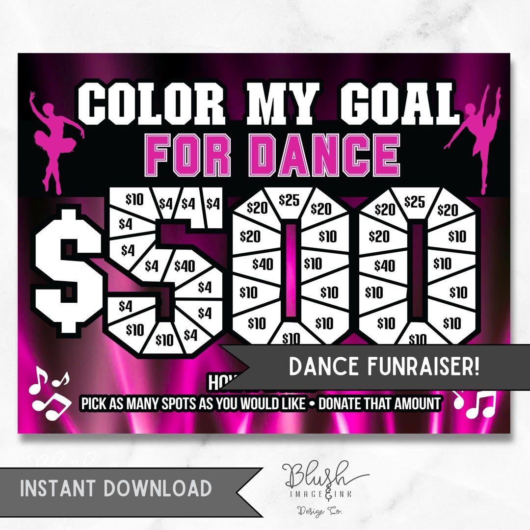Dance Team Fundraiser Competitive Dance Fundraising Printable Dance ...