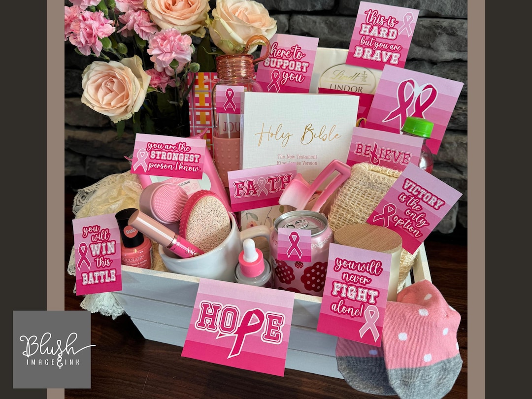Breast Cancer Get Well Gift Box for Breast Cancer Care Package for ...