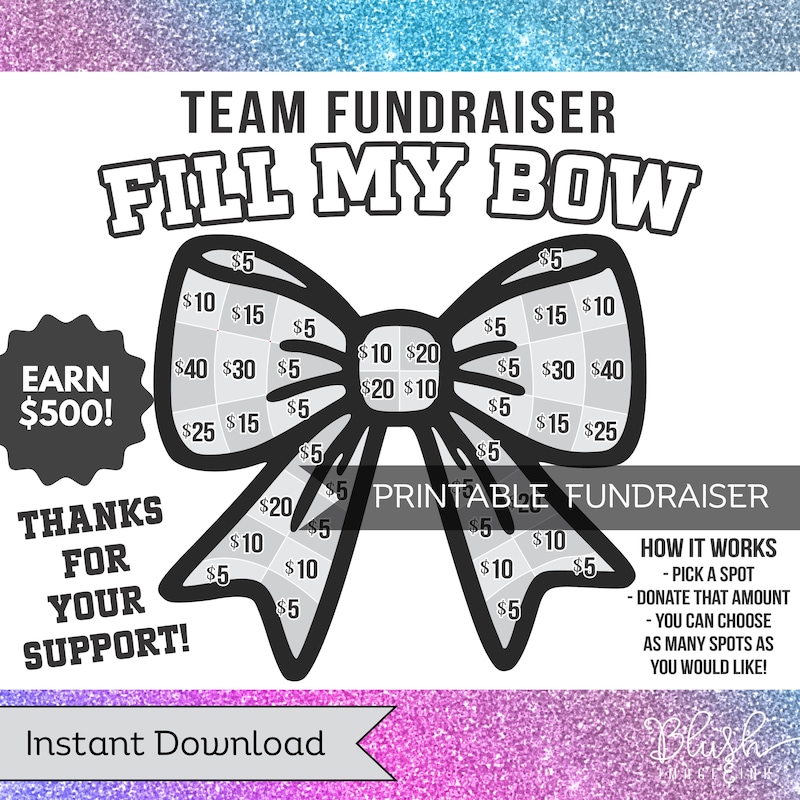 Cheer Bow Fundraiser - Etsy