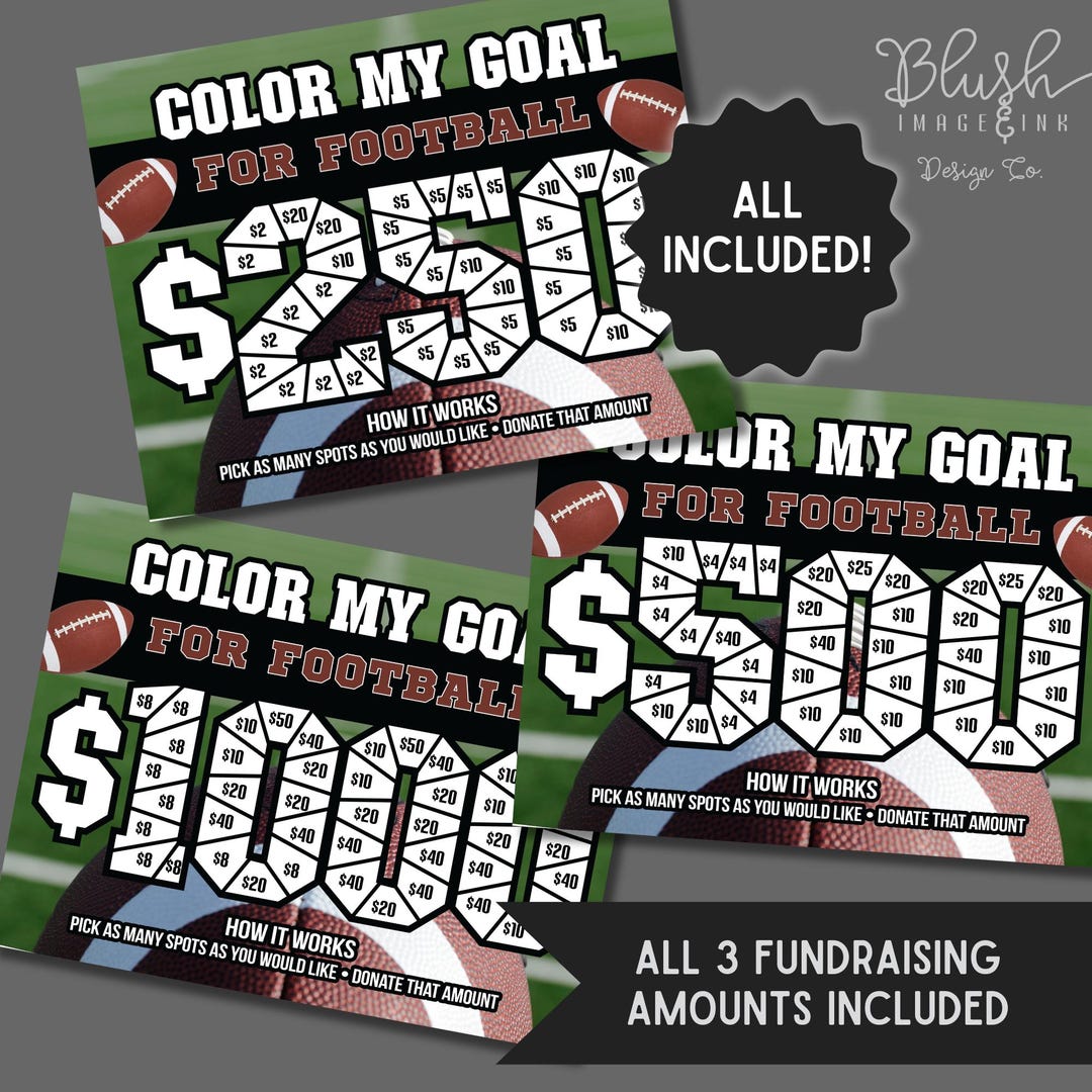 Editable Football Fundraiser Printable, Softball Template Instant ...
