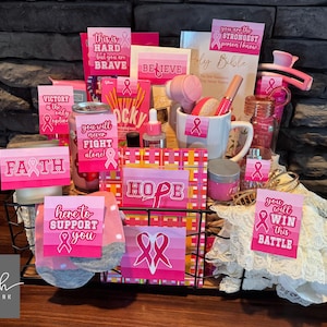 Breast Cancer Get Well Gift Box for Breast Cancer Care Package for ...