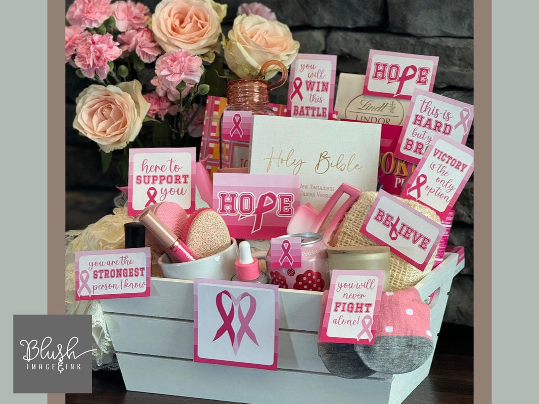 Breast Cancer Gift Printable for Breast Cancer Awareness Mastectomy Gift Breast Cancer Care ...