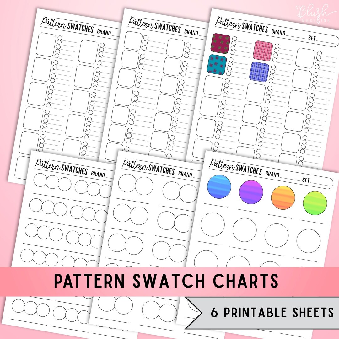Color Swatch Chart Color Swatches Sheets Color Swatch Charts Alcohol ...