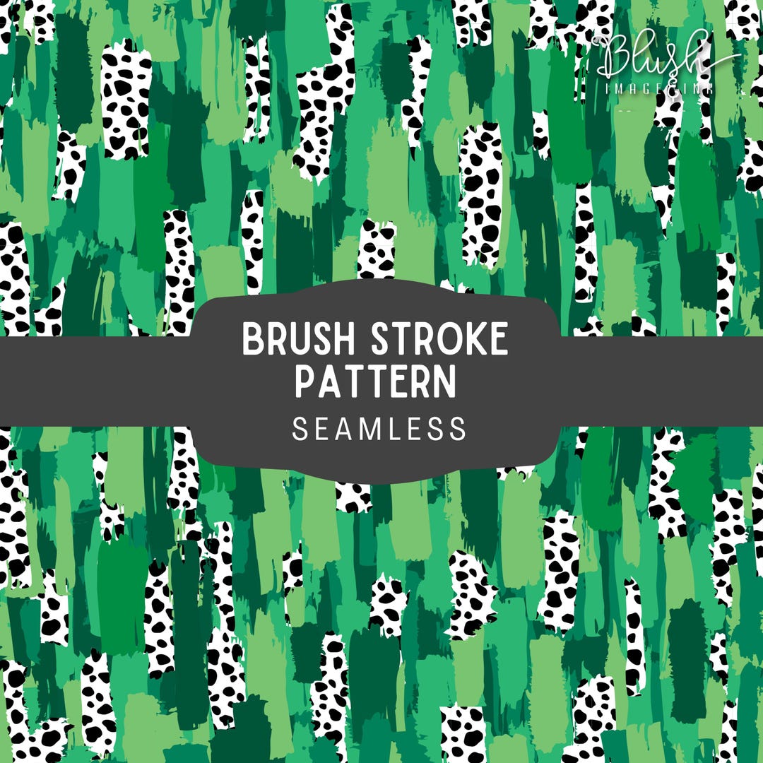 Brush Stroke Pattern PNG Green Dalmatian Brushstroke Png Paint Brush ...