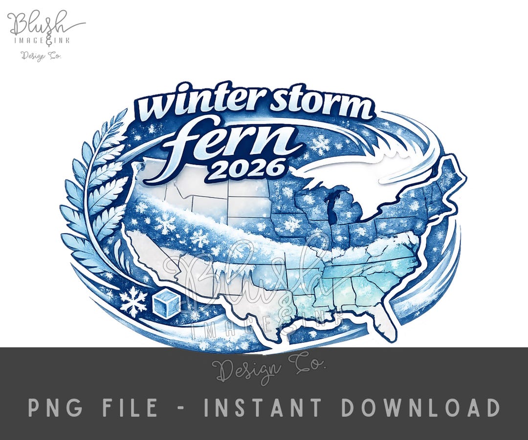 I Survived FERN Winter Storm 2026 PNG Snowstorm Survivor Digital ...