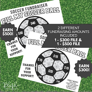 Fill My Fundraiser Soccer Team Fundraising Printable Donation Soccer ...