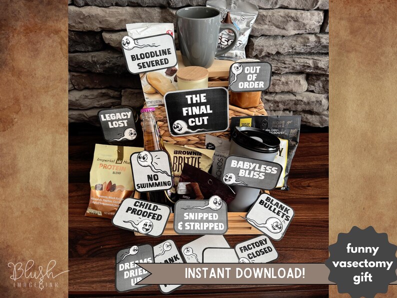 Husband Vasectomy Gift for Snip Snip Vasectomy Gift for Vasectomy Party ...