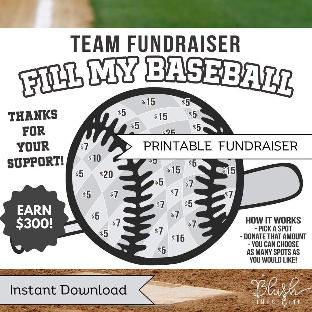 Baseball Fundraiser Flyer for Baseball Team Fundraising Idea Softball ...