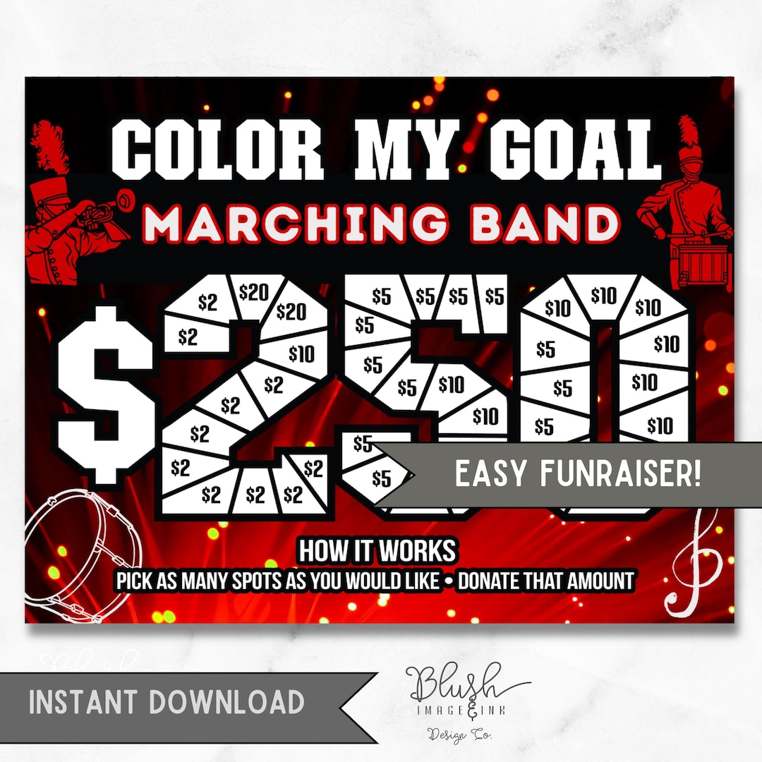 Marching Band Fundraising Pick an Amount Donation Marching Band ...