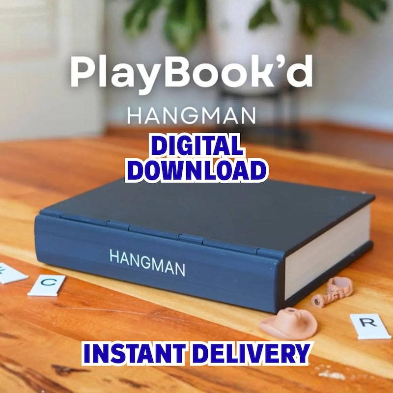 Board Game Book Hangman - Etsy UK