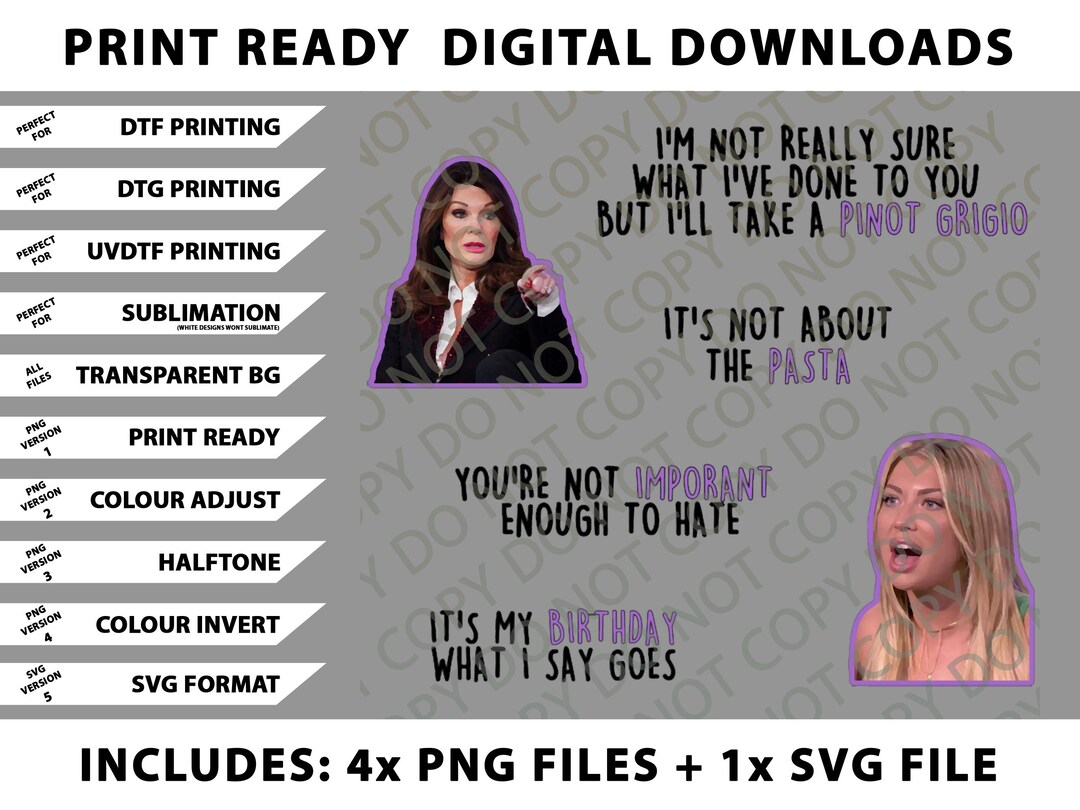 Vanderpump Rules Sticker Pack - Funny Quote Wine Moments Stassi ...