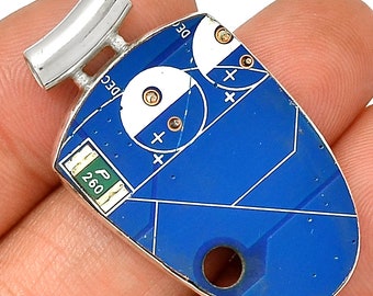 Computer Chip Necklace - Etsy