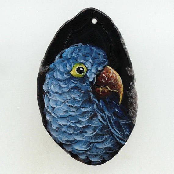 transparent agate slice - Gem