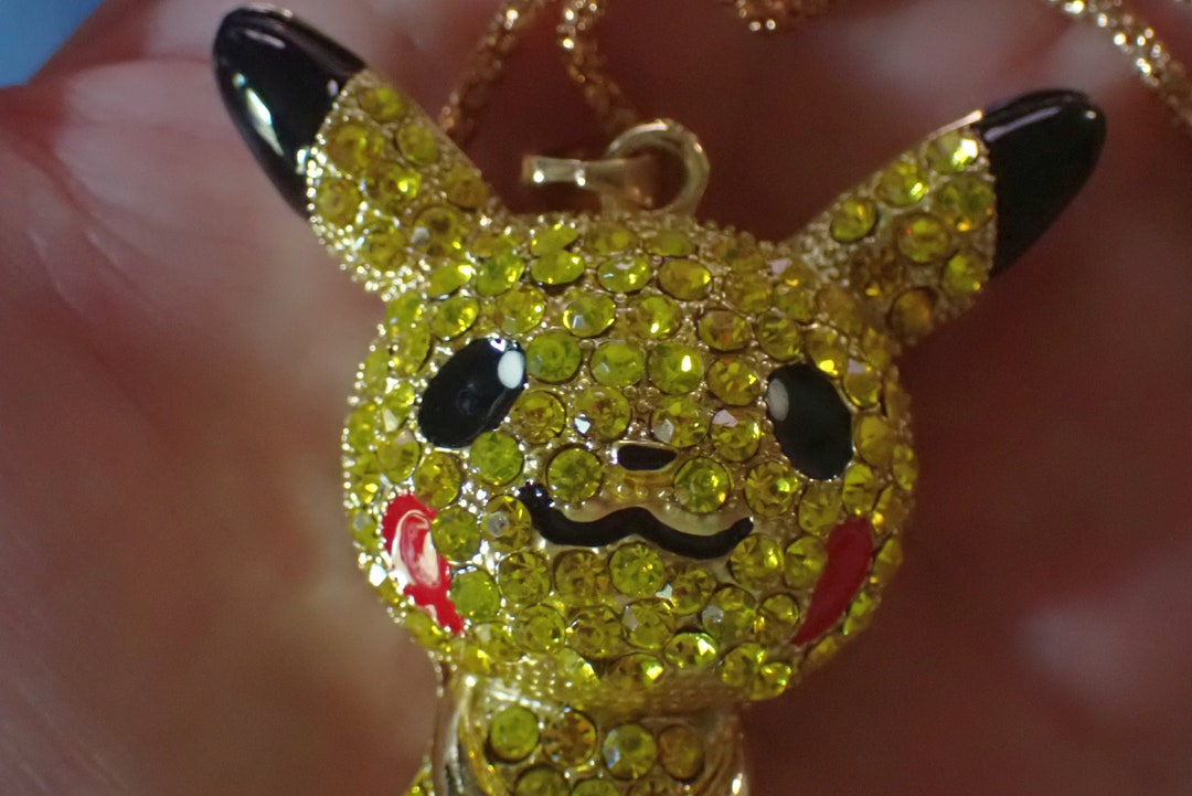 Pikachu Pendant Necklace Costume Jewelry - Etsy
