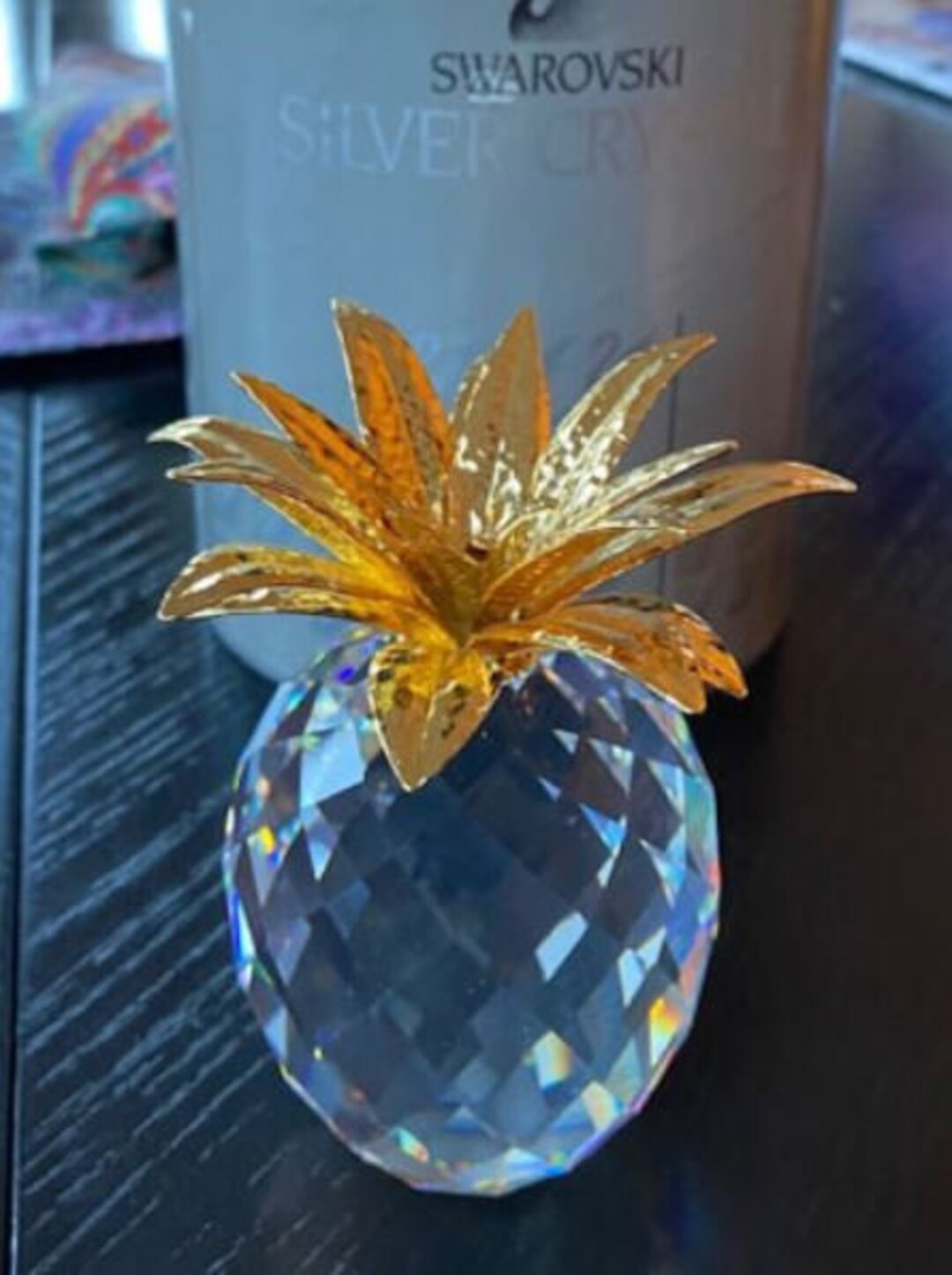 Swarovski Crystal Figurine Large Pineapple LIKE NEW 4 Inch - Etsy