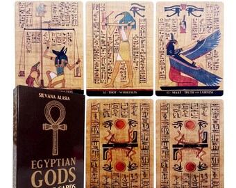 Egyptian Gods Oracle Cards - Etsy