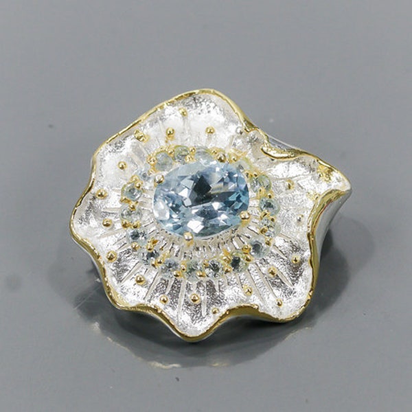 Topaz Brooch - Etsy