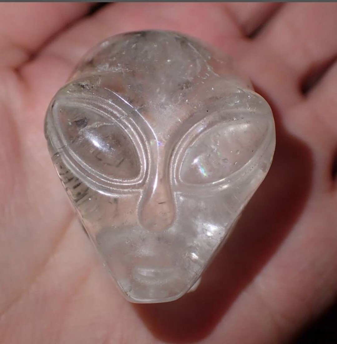Quartz Alien Skull Head - Etsy