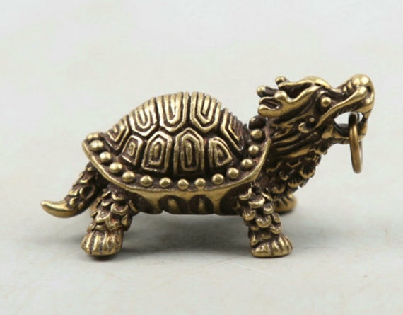 Bronze Dragon Tortoise Turtle Rui Beast Animal Small … - Gem