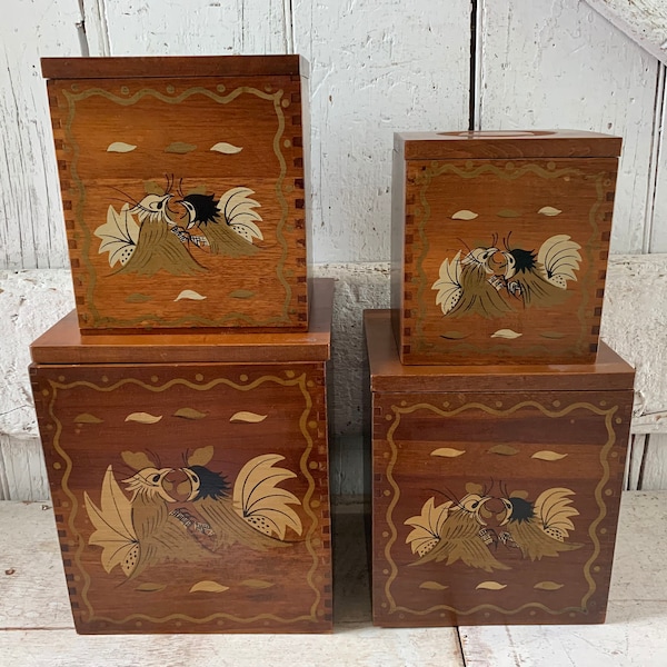 Rooster Canister Set - Etsy