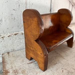 Dolls Bench Small Wooden Bench Vintage Toy Bench Handmade - Etsy