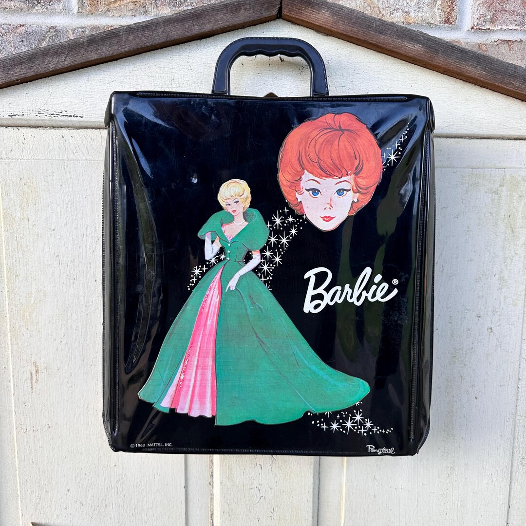 Barbie Carrying Case Vinyl Mattel From 1963 Vintage B - Etsy