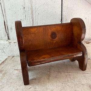Dolls Bench Small Wooden Bench Vintage Toy Bench Handmade - Etsy