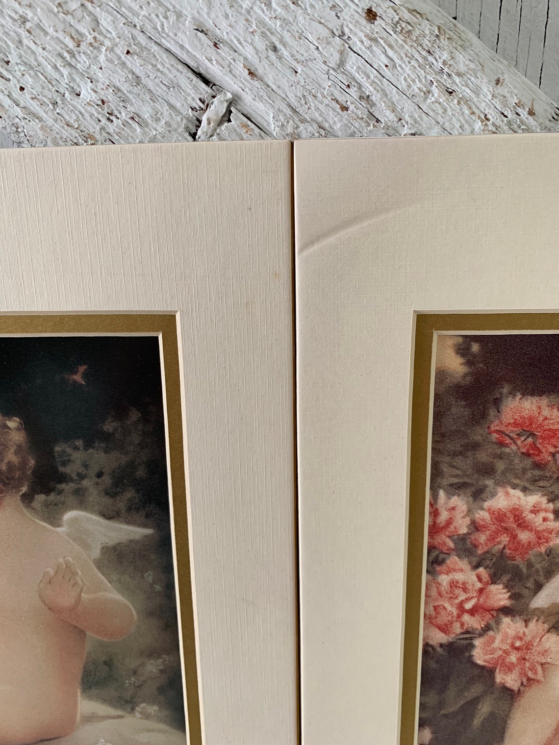 Baby Angel Prints by Bessie Pease Gutmann set of two blue | Etsy