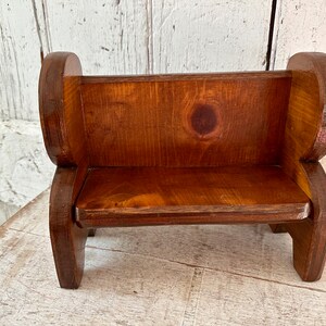 Dolls Bench Small Wooden Bench Vintage Toy Bench Handmade - Etsy