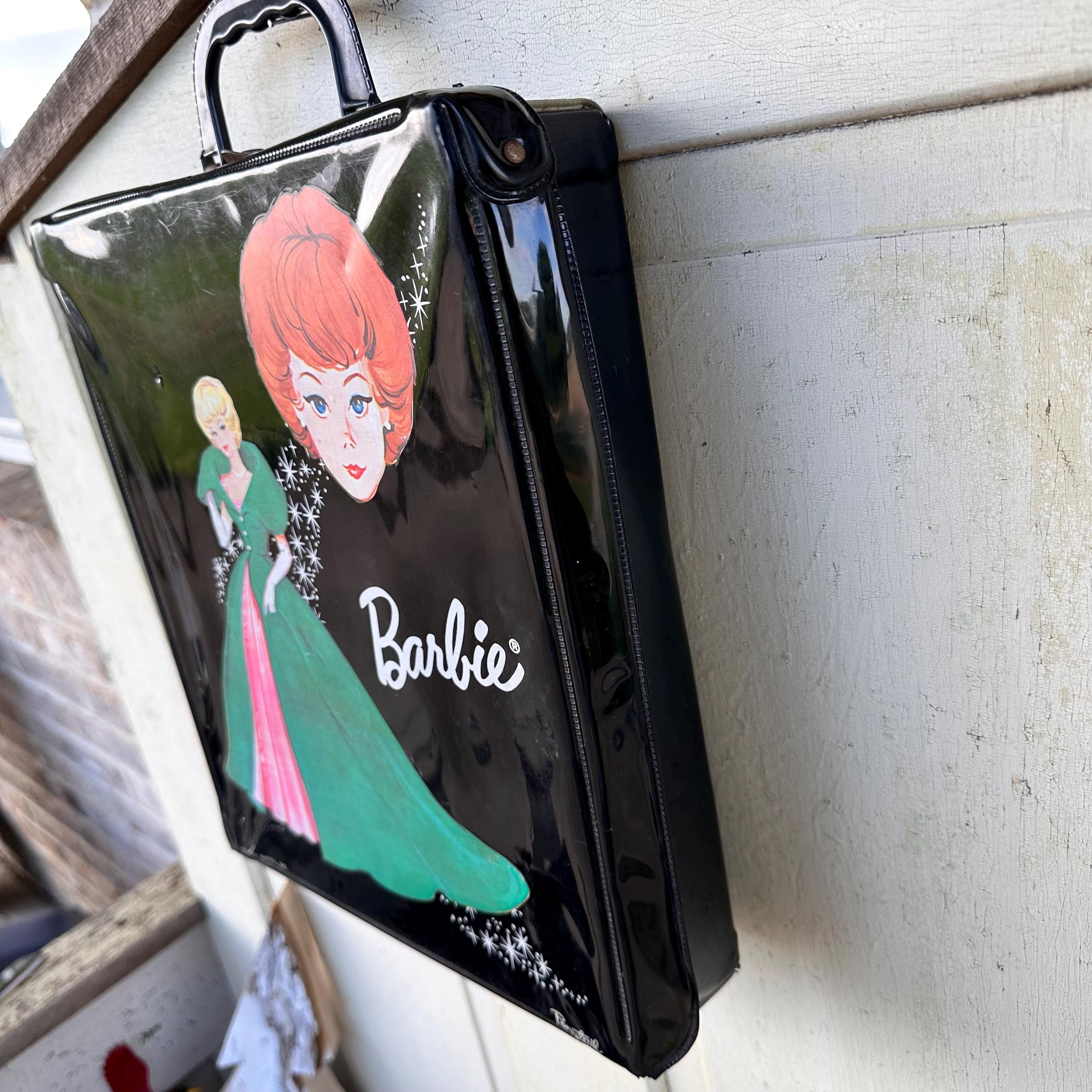 Barbie Carrying Case Vinyl Mattel From 1963 Vintage B - Etsy