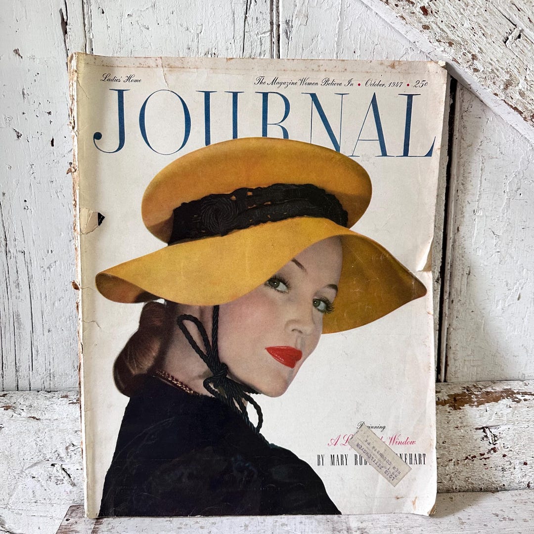 1940s Ladies Home Journal October 1947 Vintage Magazine - Etsy