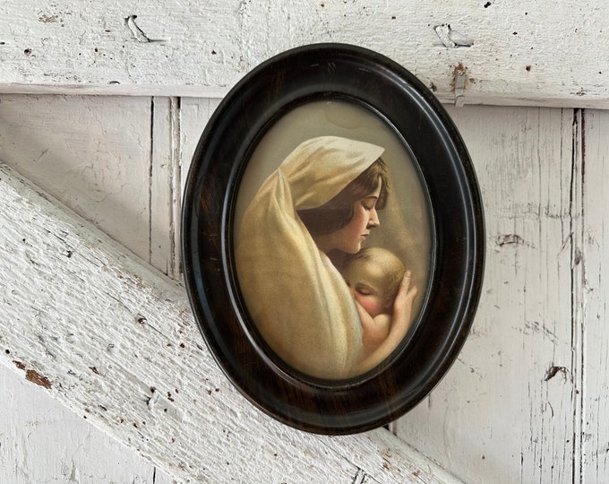 Hand Painted Oval Frame With Gold Leaf - Etsy