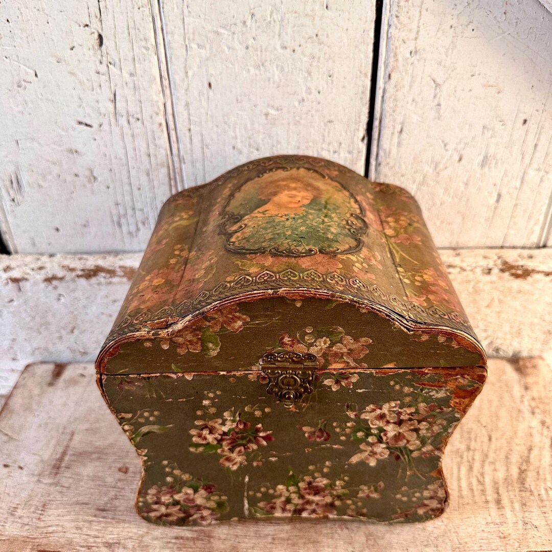 Antique Collar Cuff Box Victorian - Etsy