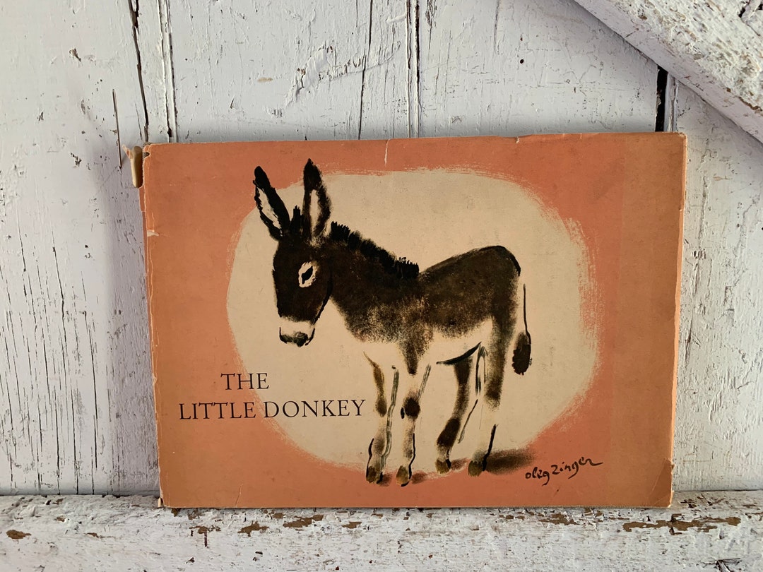 The Little Donkey Children's Book by Zinger English Version 1959 - Etsy