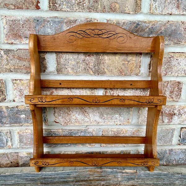 Wooden Spice Rack - Etsy