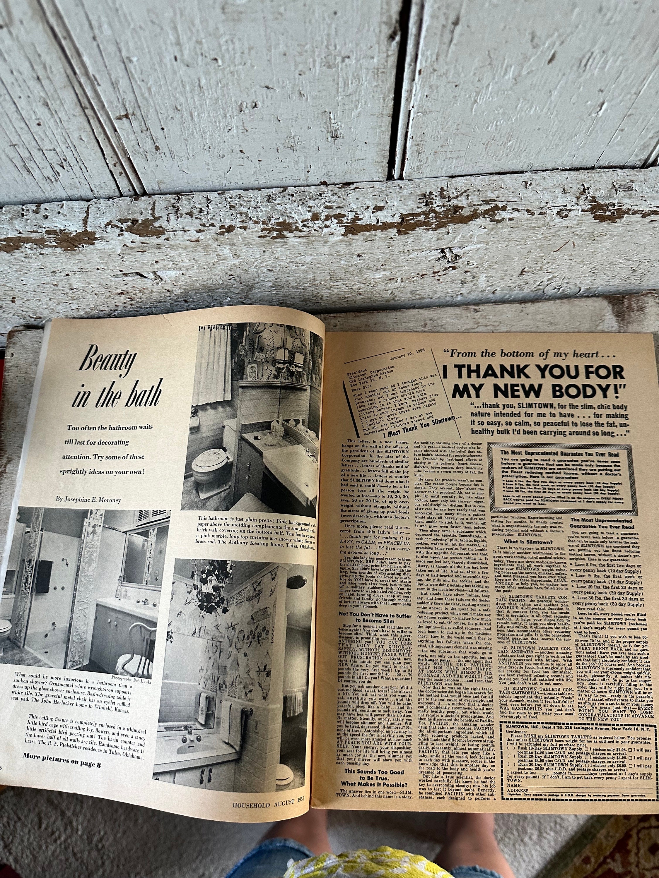Vintage Household Magazine August 1958 Edition - Etsy