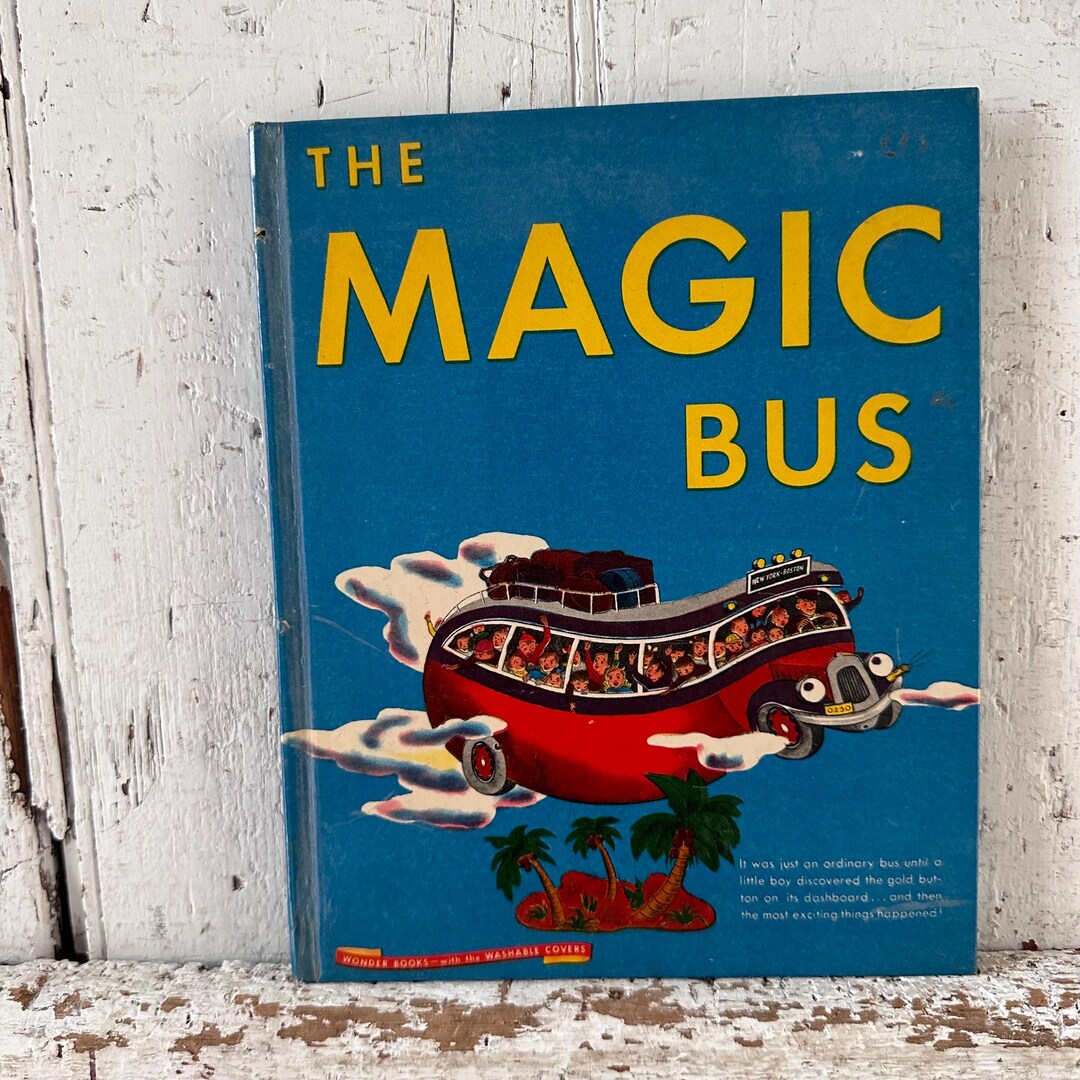 Children's Book the Magic Bus Vintage by Maurice Dolbier 1948 - Etsy