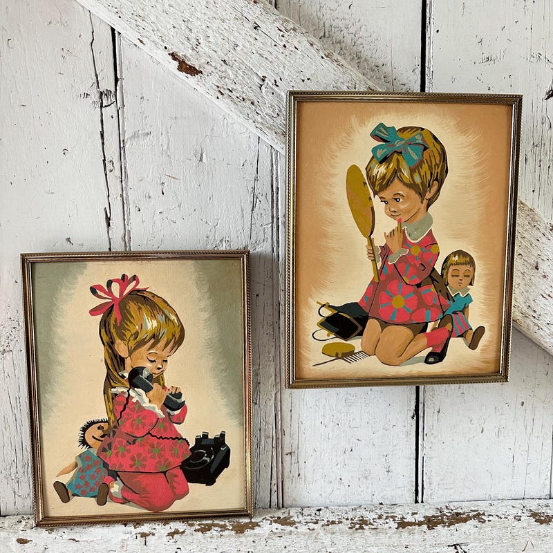 70s Paint by Number - Etsy