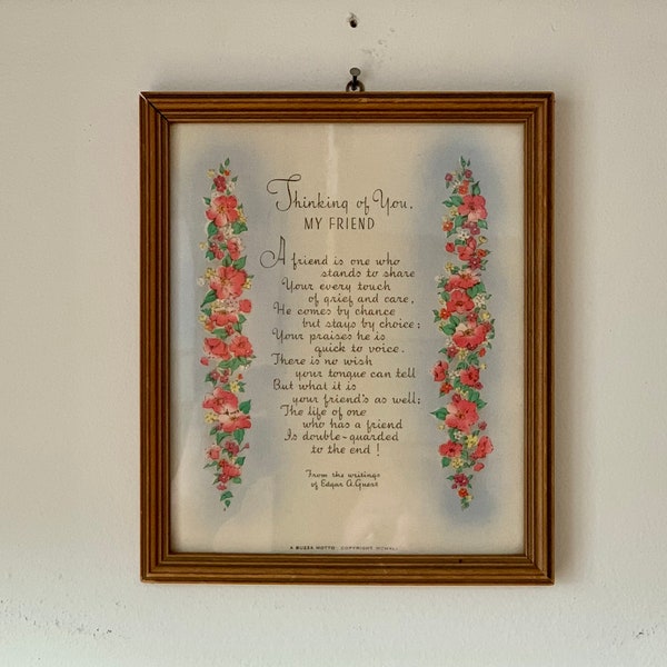 Poem Frame - Etsy