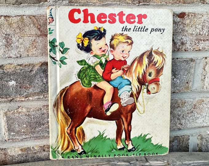 Vintage Children's Book Chester the Little Pony Rand Mcnally Co 1951 - Etsy