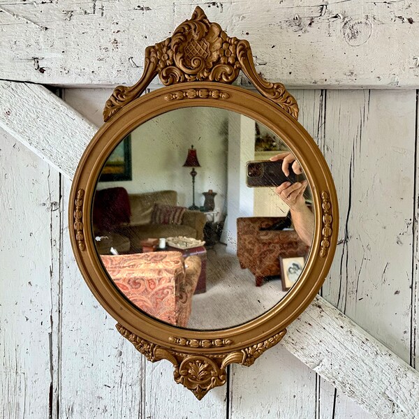 Antique Gold Mirrors - Etsy